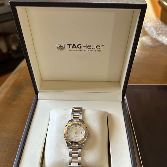 Tag Heuer | Accessories | Authentic Tag Heuer 2 Tone With Diamond ...